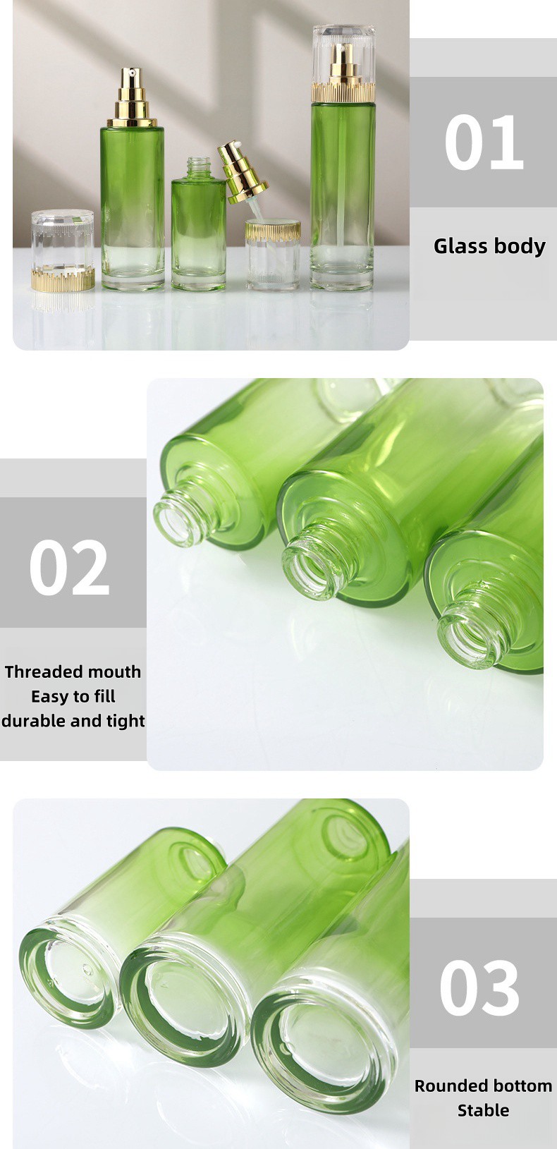 Bespoke Glass Bottle Packaging for Skincare Brands
